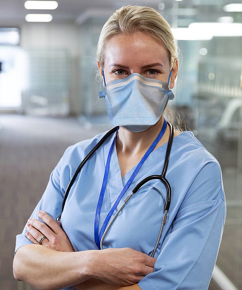 Aci N95 Surgical Respirator Masks 50 Pack - Blue International Shipping