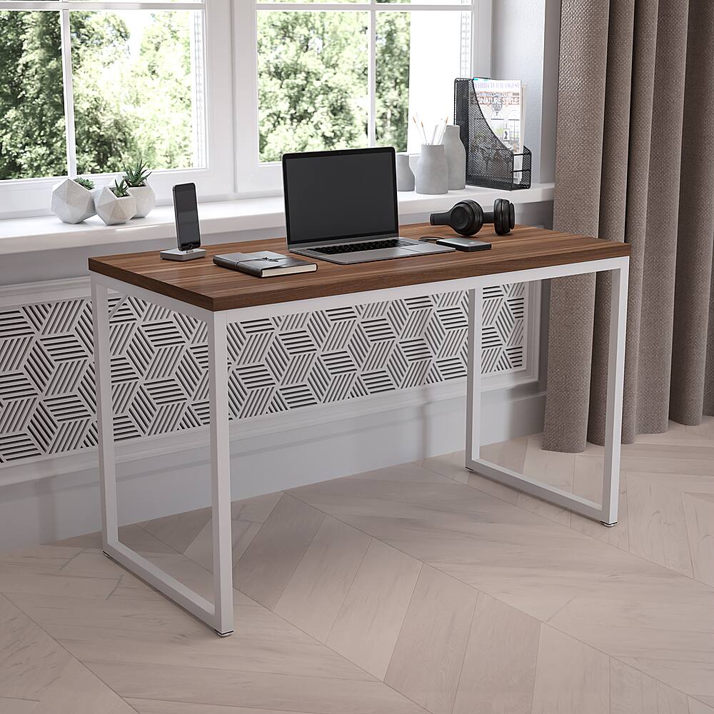 Alamont Home Tiverton Collection Rectangle Industrial Laminate Office ...