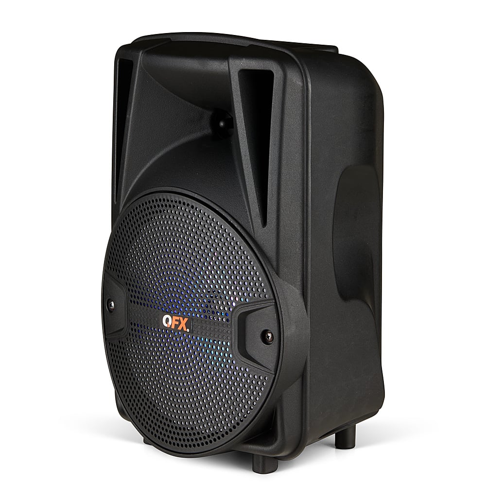Best Buy: QFX 8" Bluetooth Rechargeable Speaker Black BT-87