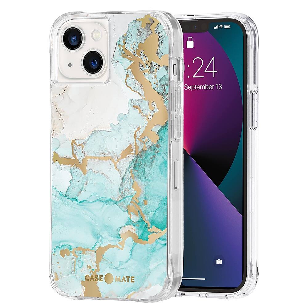 Case-Mate Print Hardshell Case For Iphone 13 - Ocean Marble - Big Apple Buddy