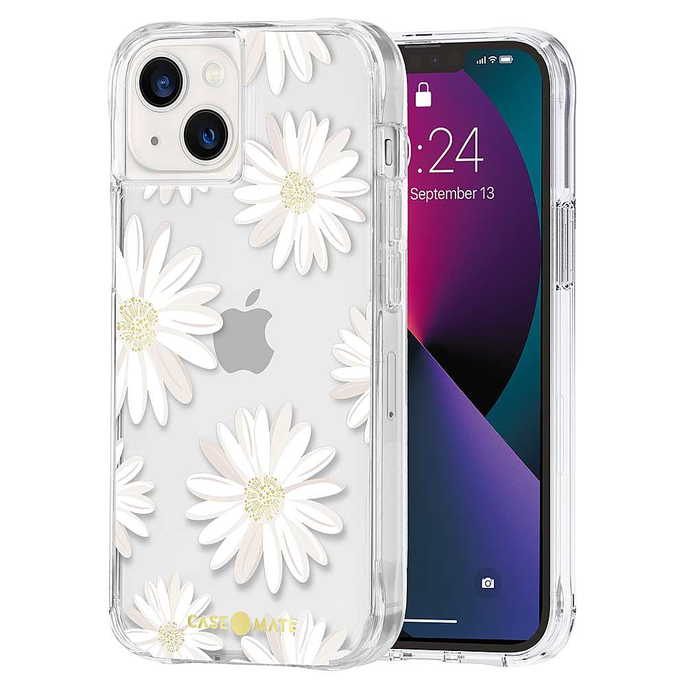 Case-Mate Print Hardshell Case For Iphone 13 - Glitter Daisies International Shipping