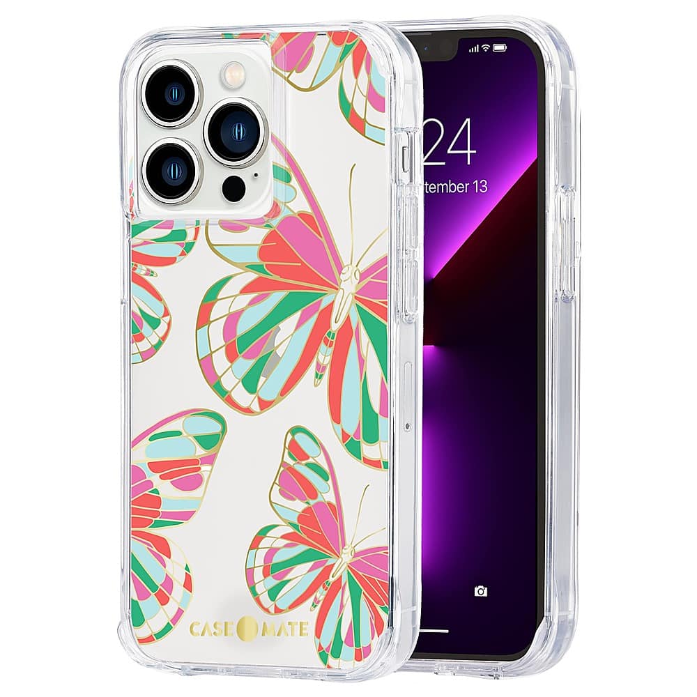 Best Buy: Case-Mate Print Hardshell Case for iPhone 13 Pro Butterflies ...