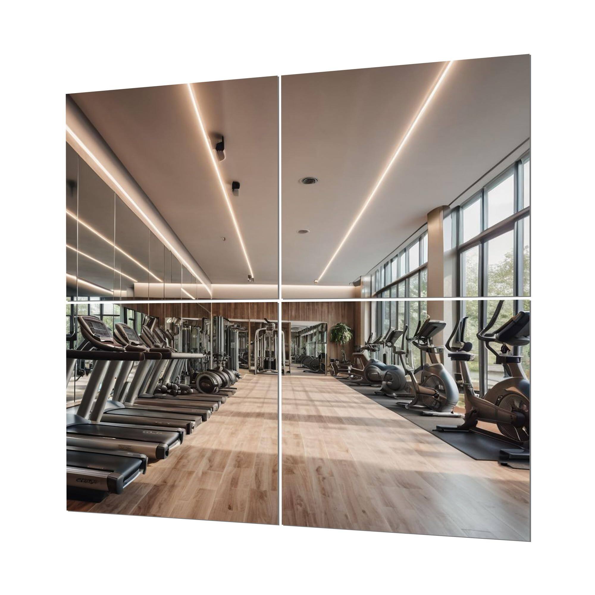 Stylel Star Full length Exercise Tiles 14x14 Pack Of 4 Self adhesive ...