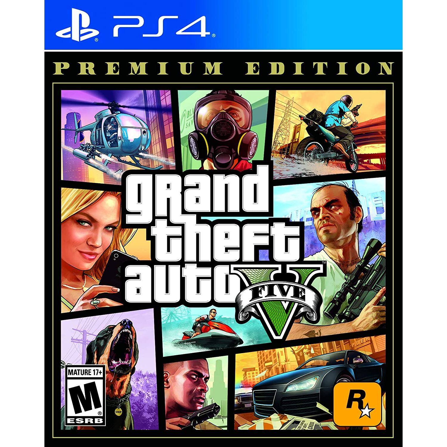 PS4 GRAND THEFT AUTO V PREMIUM ONLINE EDITION PlayStation 4 - Best Buy