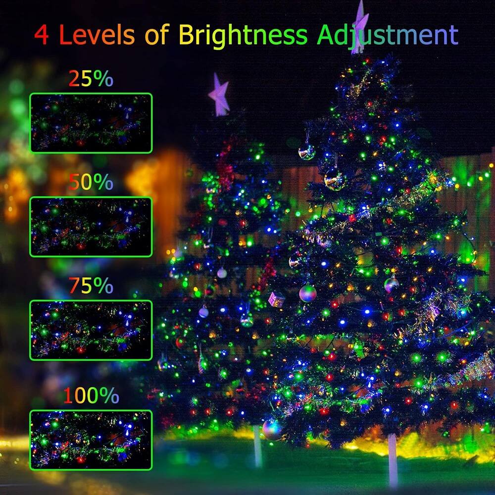 Schertz 1000 LED Christmas Lights, 344FT Fairy String Lights with ...