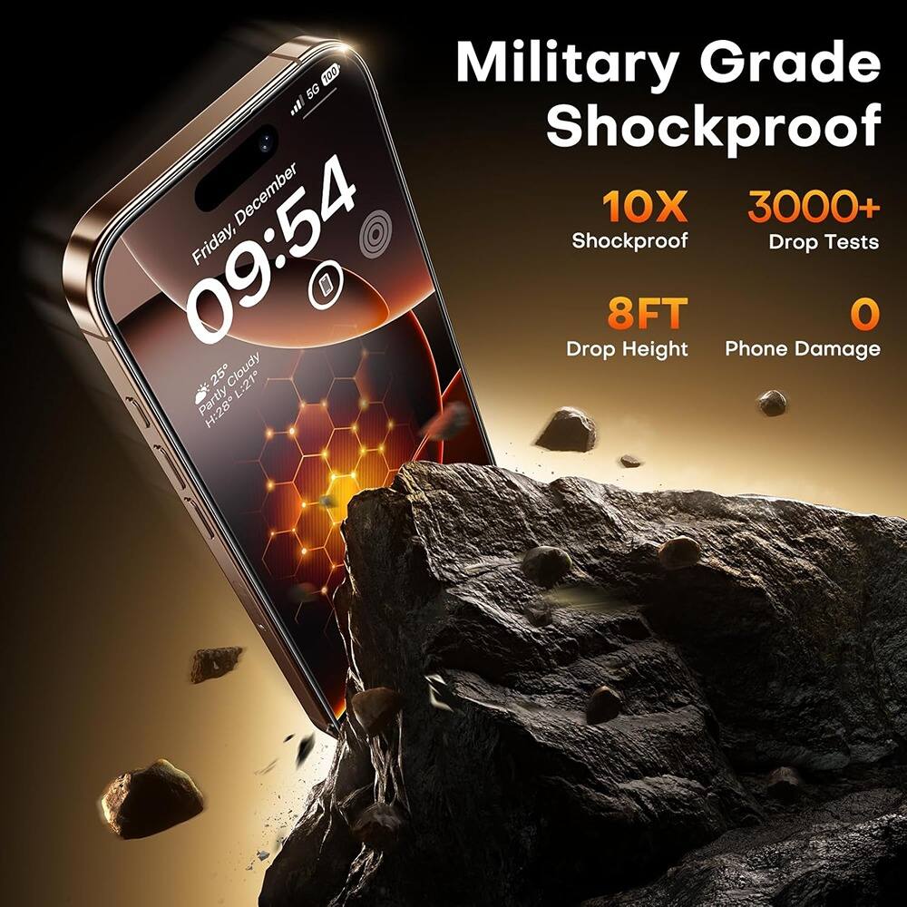 PARKER SLATER Two piece 6.9 inch iPhone 16 Pro Max screen protector ...