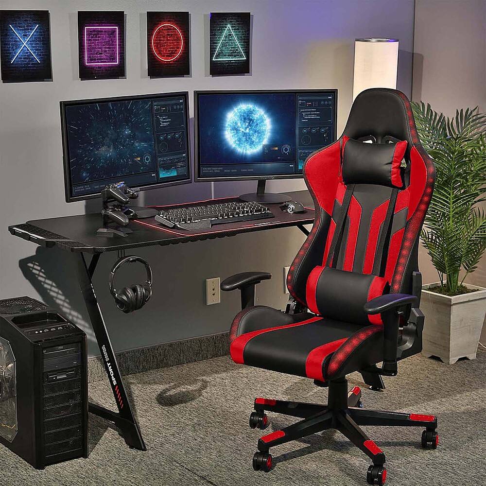 Customer Reviews: Highmore Avatar LED Gaming Chair Red HM-GC002-004 ...