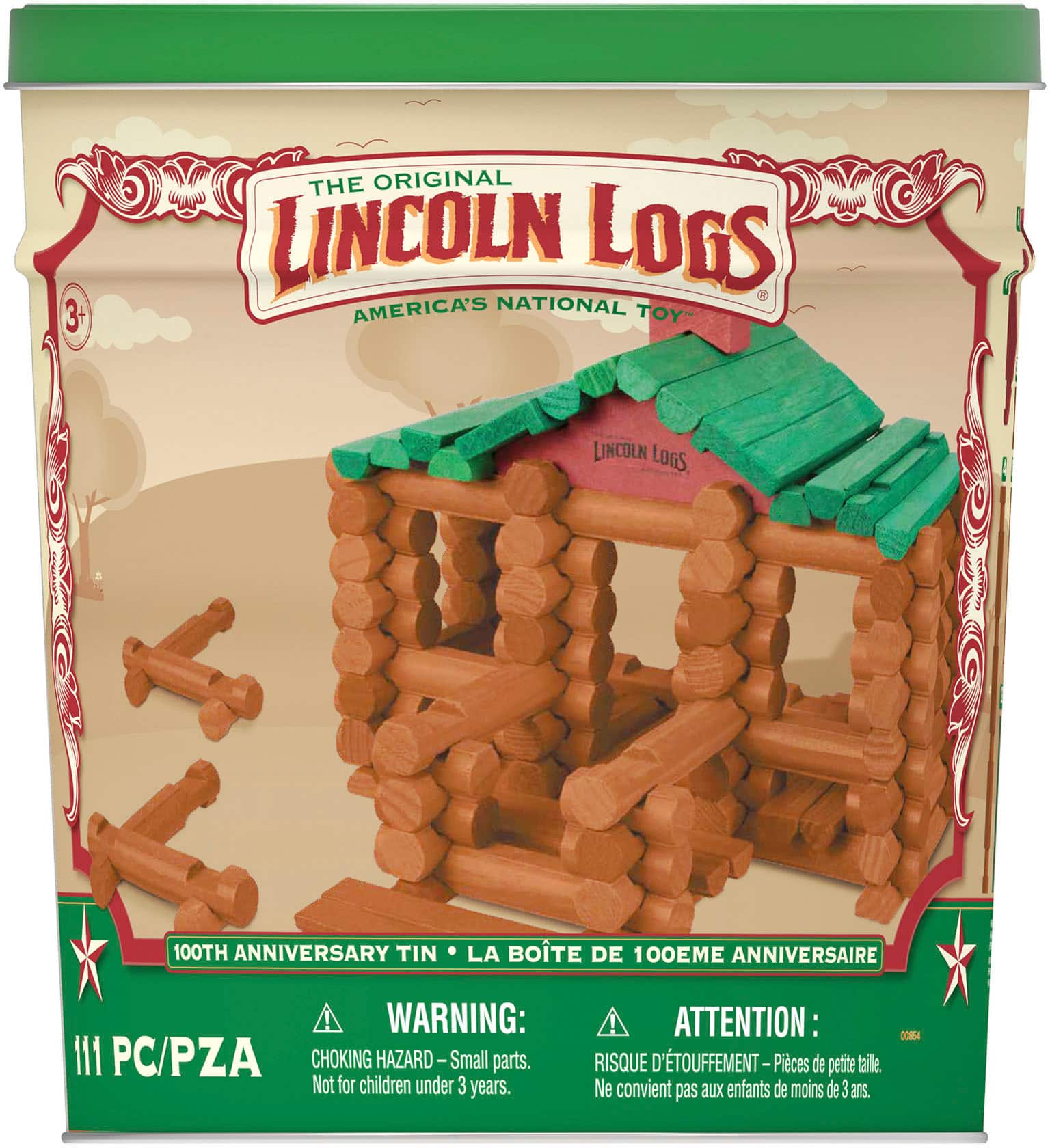 Best Buy: Lincoln Logs Logs 100th Anniversary Tin 00854