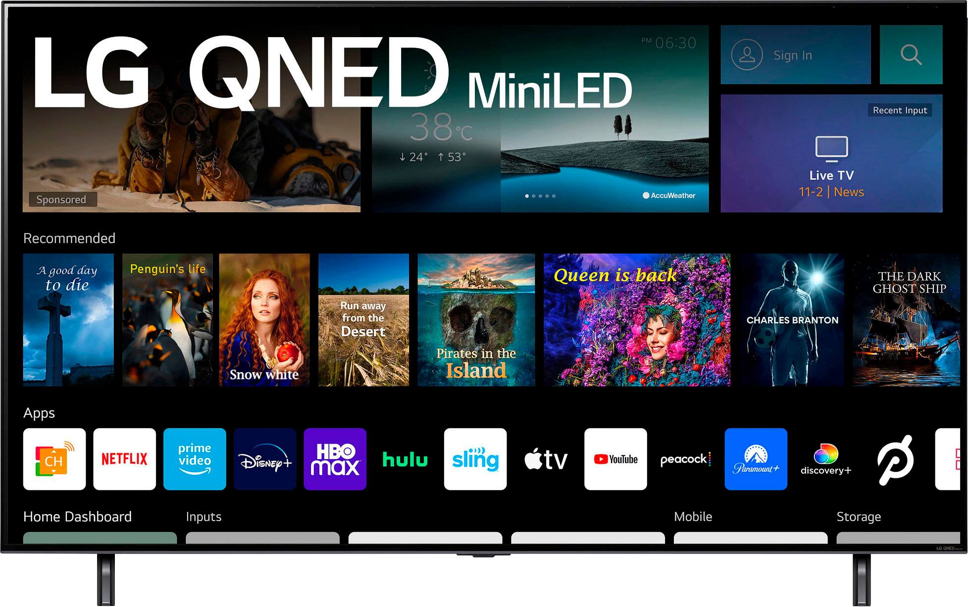 LG 55" Class 85 Series QNED Mini LED 4K UHD Smart webOS TV (2022 ...