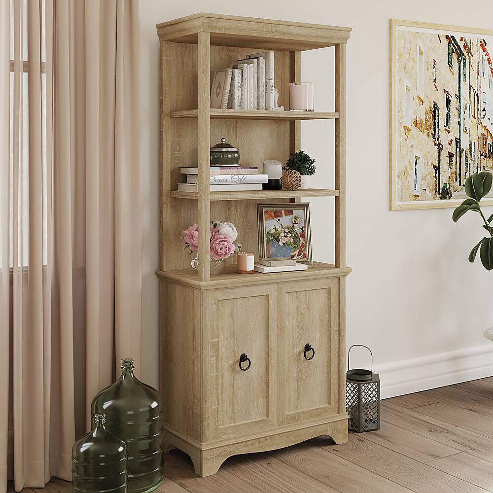 Best Buy: Sauder Adaline Café Library Bookcase Tan 425124