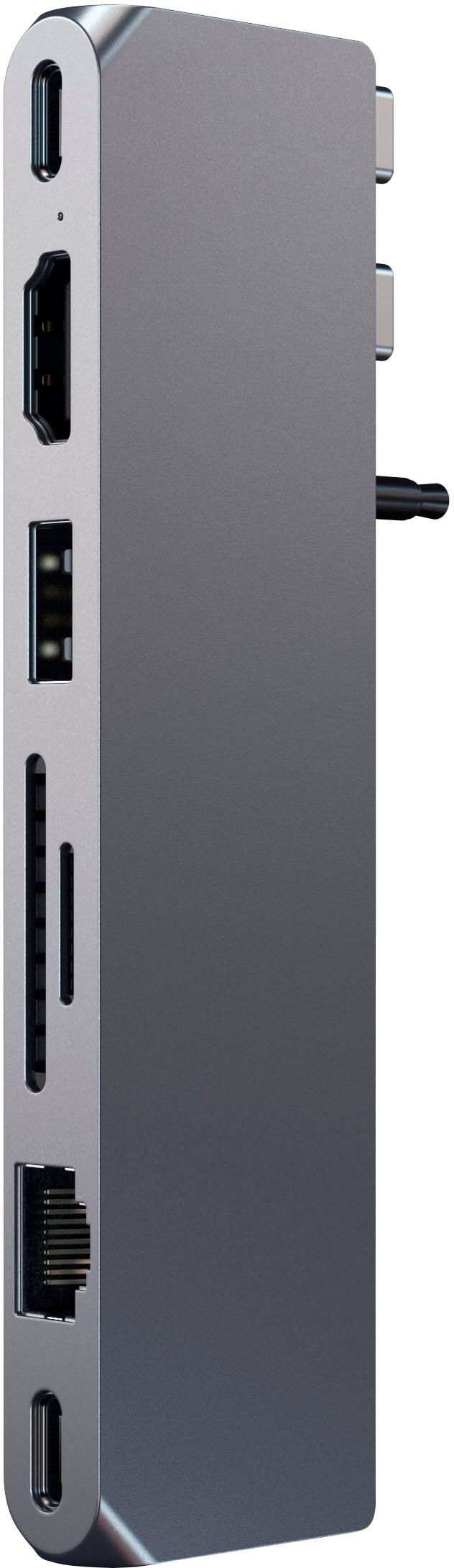 Best Buy: Satechi USB-C Pro Hub Max Adapter Space Gray ST-UCPHMXM