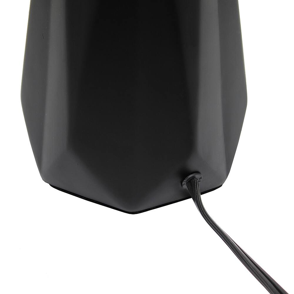Best Buy: Simple Designs Ceramic Prism Table Lamp Black LT2082-BLK