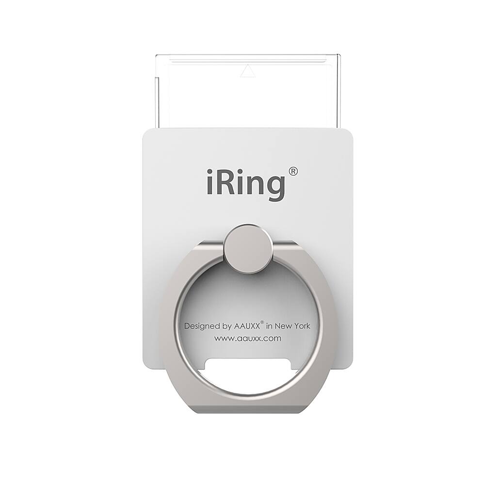 Best Buy: iRing Link Finger Grip for Mobile Phones Pearl white IRING ...