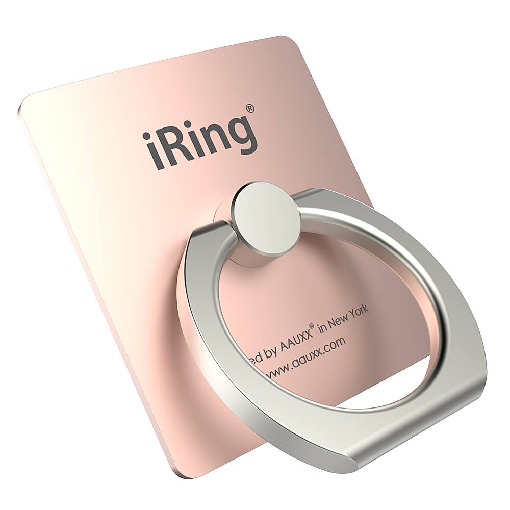 Best Buy: iRing Original-Safety Finger Grip for Mobile Phones Rose Gold ...