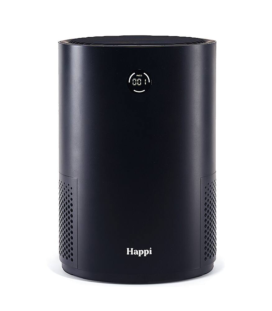 Best Buy: Happi 500 Sq. Ft. Compact Air Purifier Black KJ80-BLK