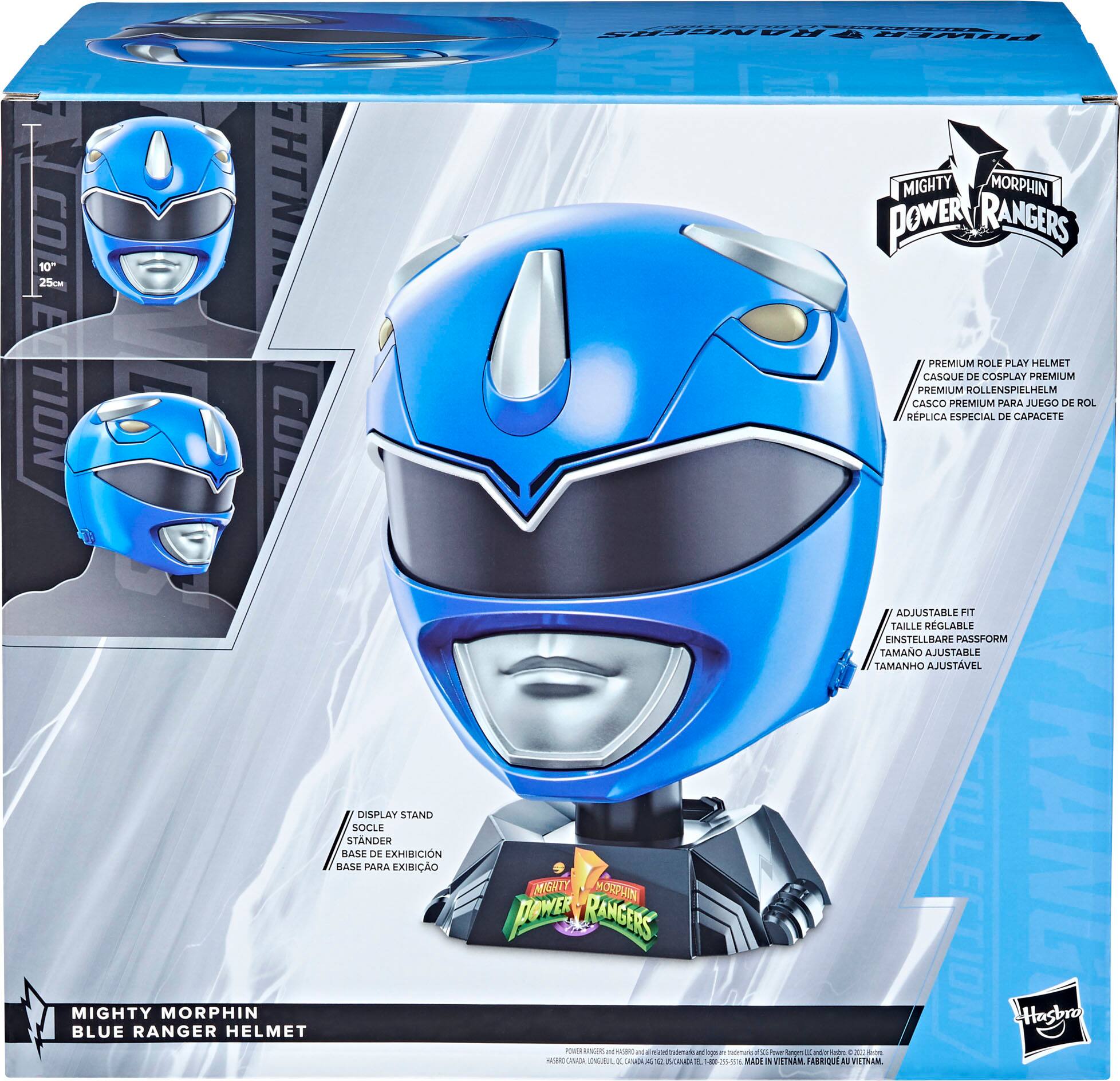 Customer Reviews: Power Rangers Lightning Collection Mighty Morphin Blue Ranger Helmet F5157 ...