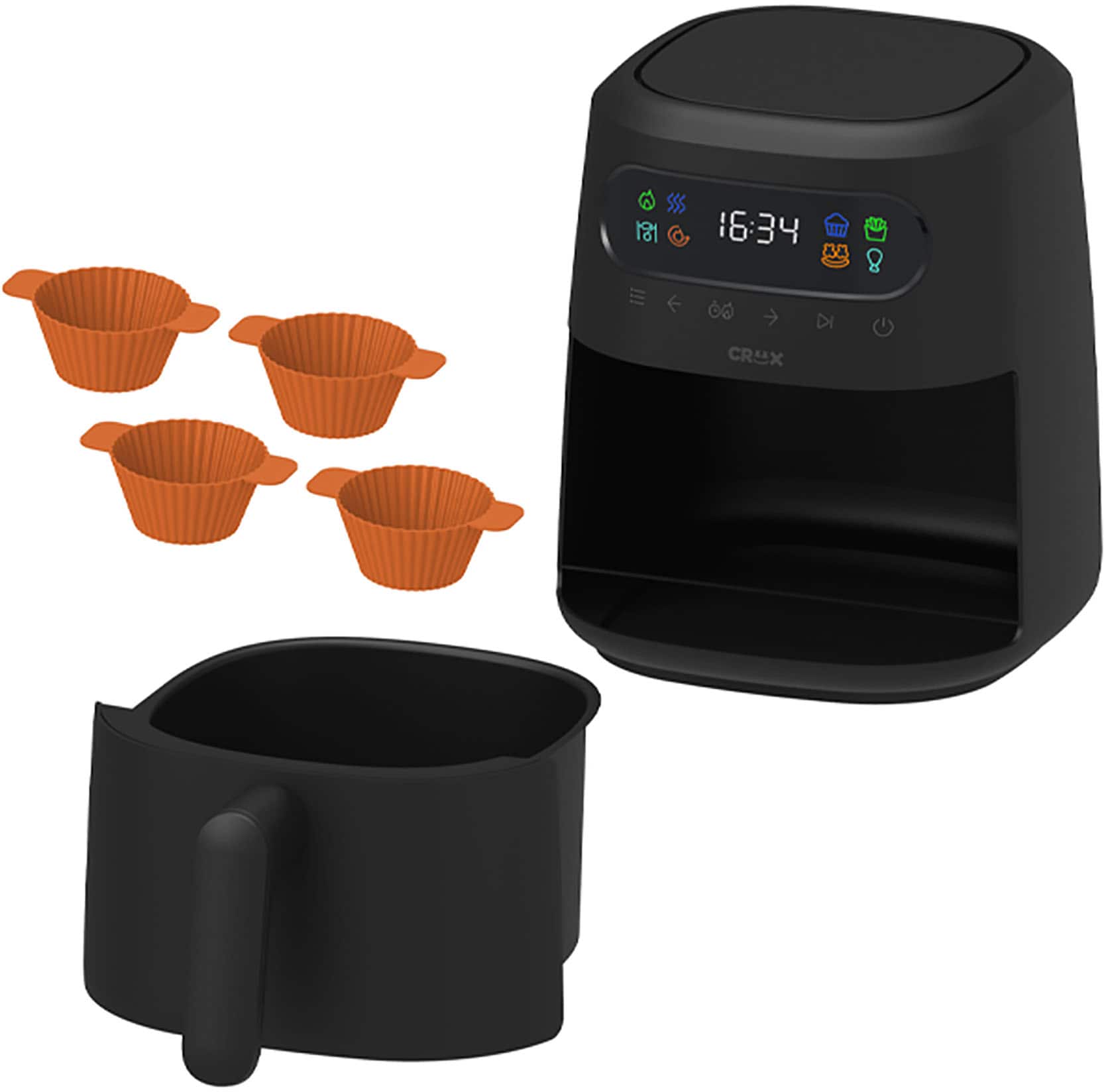 Questions and Answers: CRUX 3-qt. Digital Air Fryer Kit with TurboCrisp ...