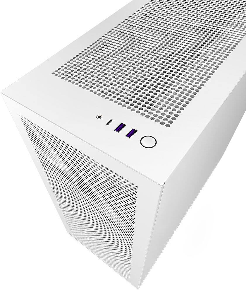 NZXT H7 Flow ATX Mid Tower PC Case White & Black CM-H71FG-01 - Open Box ...