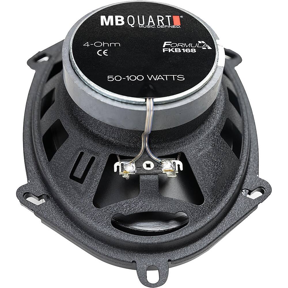 MB Quart Formula Series 5" x 7"/6" x 8" 2 Way Car Speakers with Polypropylene Cones (Pair) Black ...