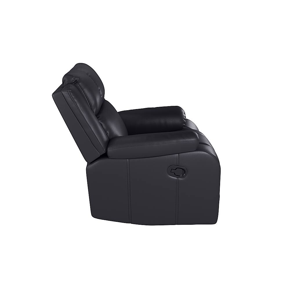 Customer Reviews: Relax A Lounger Grayson Manual Recliner Black ...