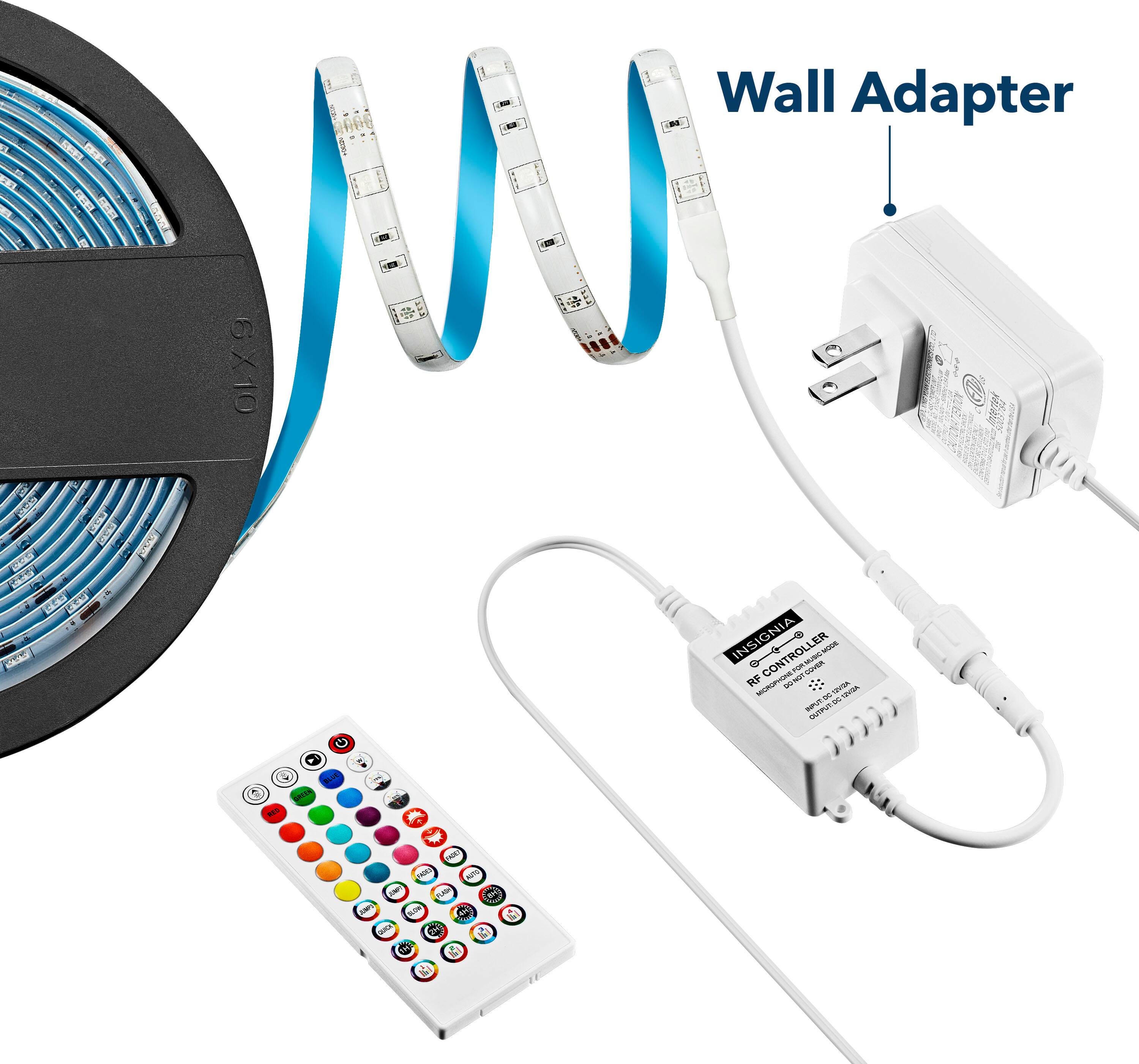 Customer Reviews: Insignia™ 16' LED Light Strip Multi-Color NS ...