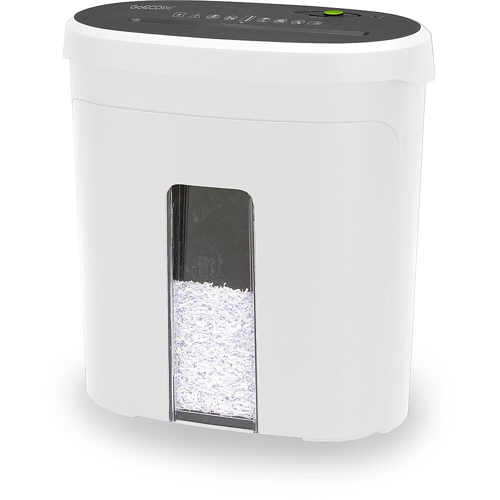 Best Buy: GoECOlife 10-Sheet Microcut Shredder White GMA101P-BLK