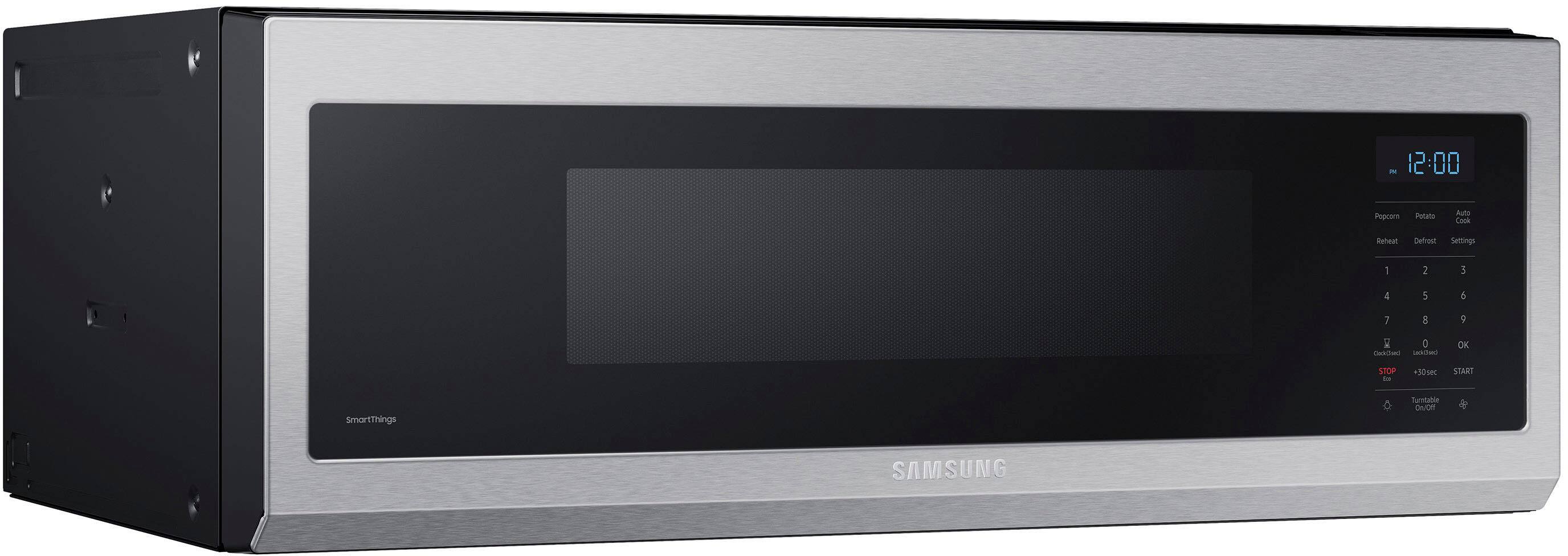 Best Buy: Samsung OBX 1.1 cu. ft. Smart SLIM Over-the-Range Microwave ...