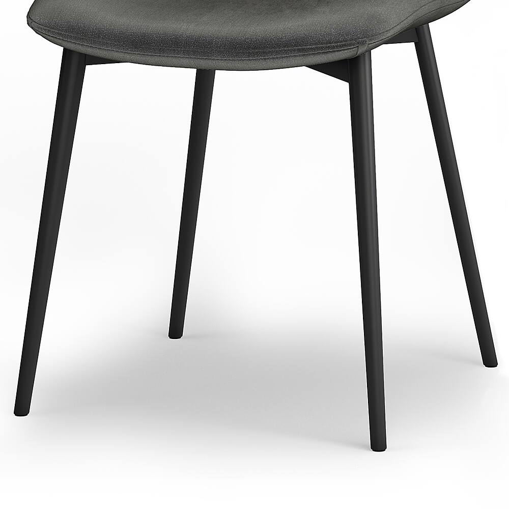 Simpli Home Alpine Dining Chair (Set of 2) Dark Grey AXCALPDC-DKG ...