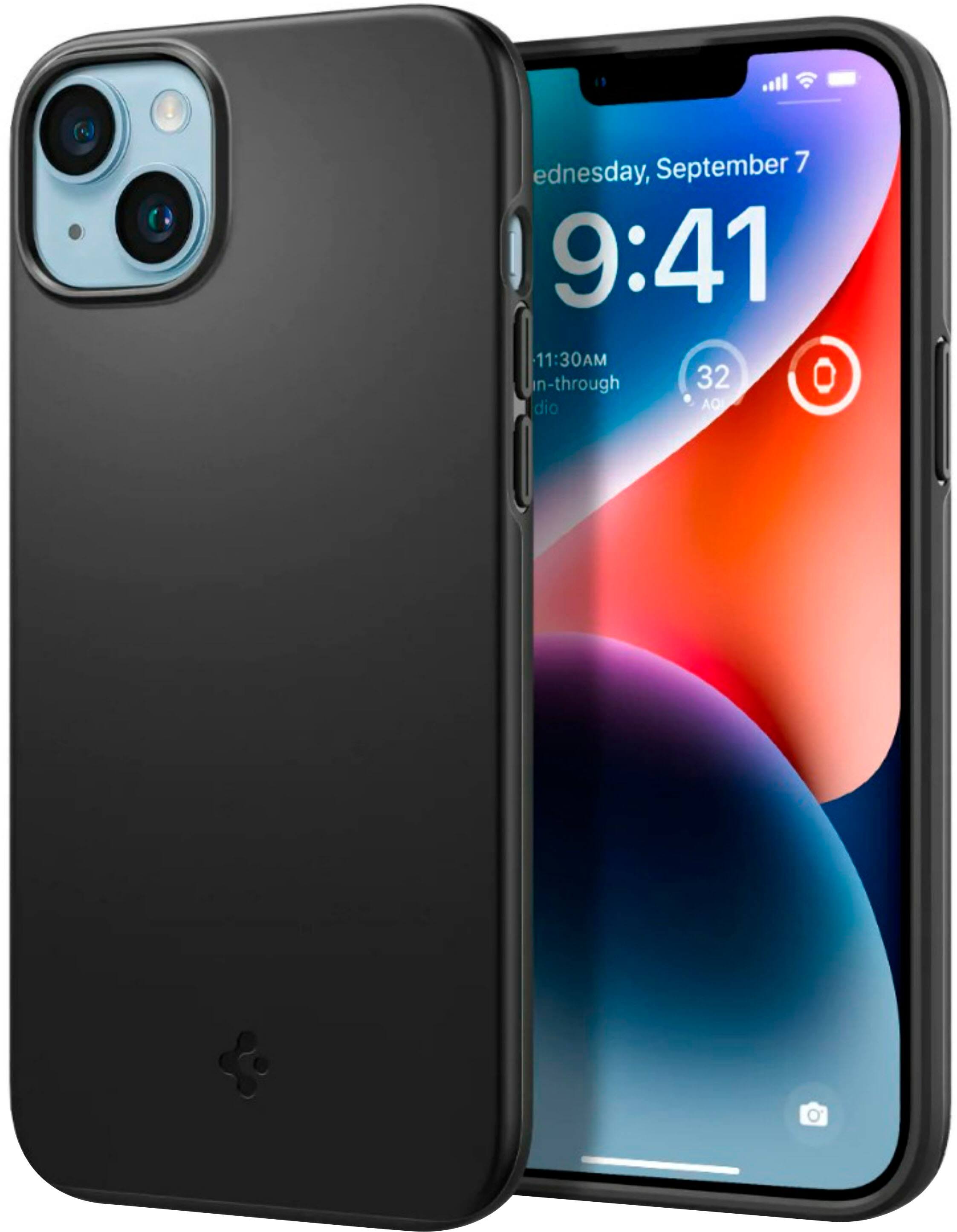 Spigen Thin Fit Case for Apple iPhone 14 Plus Black 57170BBR - Open Box ...