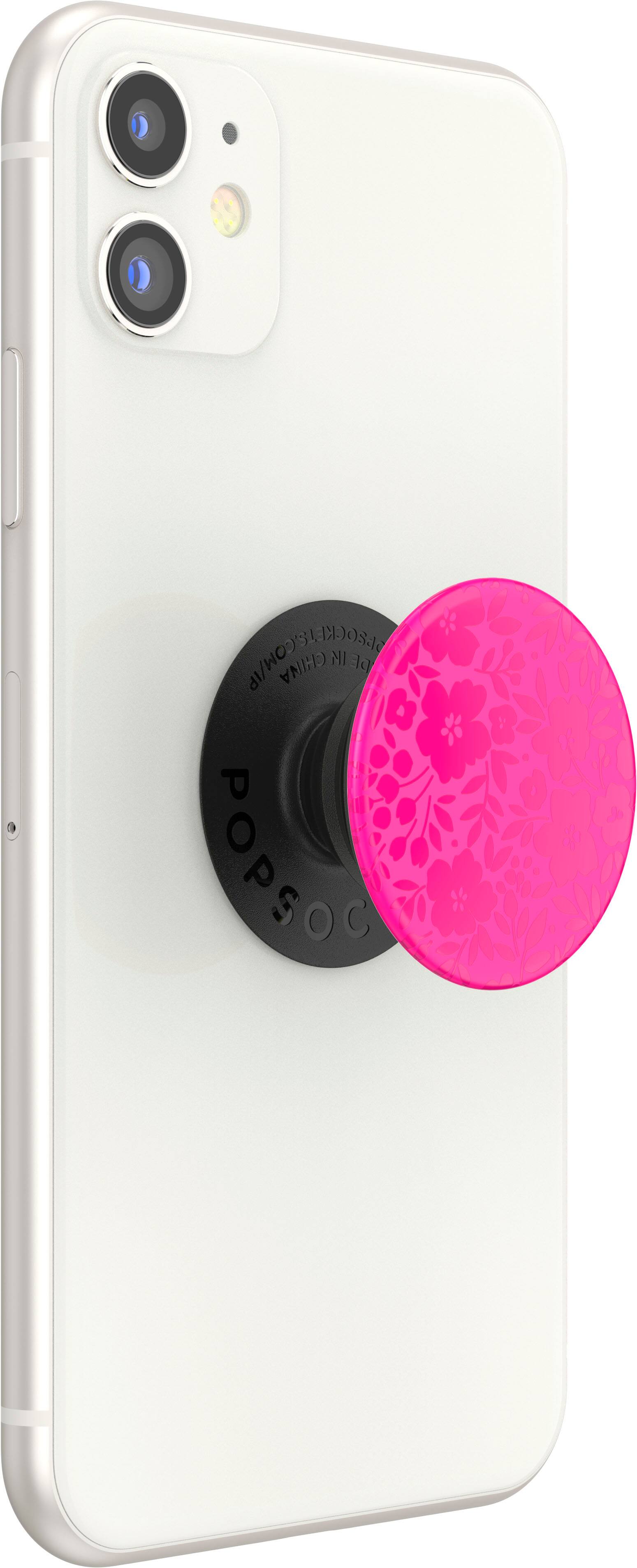 Best Buy: PopSockets PopGrip Cell Phone Grip & Stand Fuchsia Floral 806293