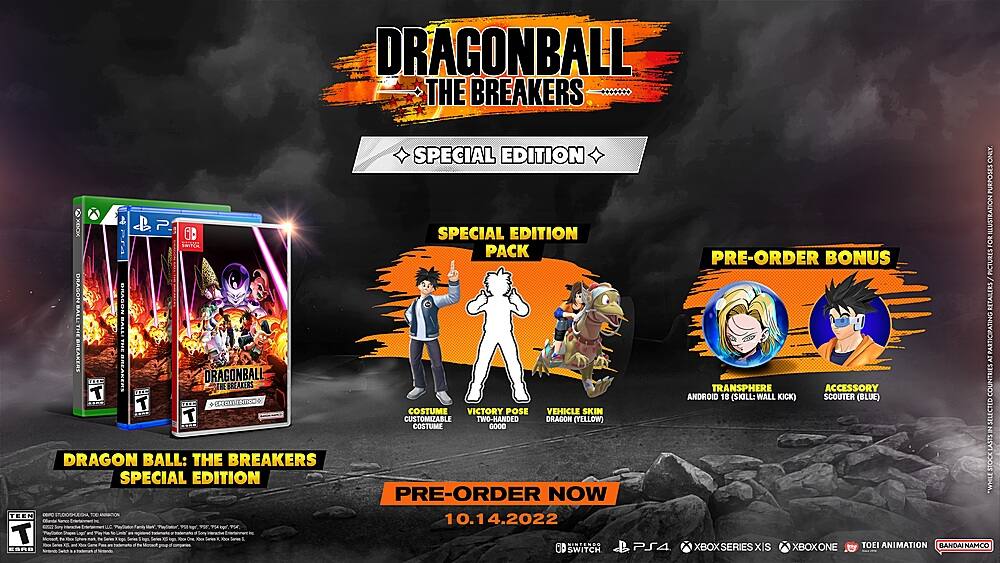 Dragon Ball: The Breakers Pre Order DLC Bonus Offer - Best Buy