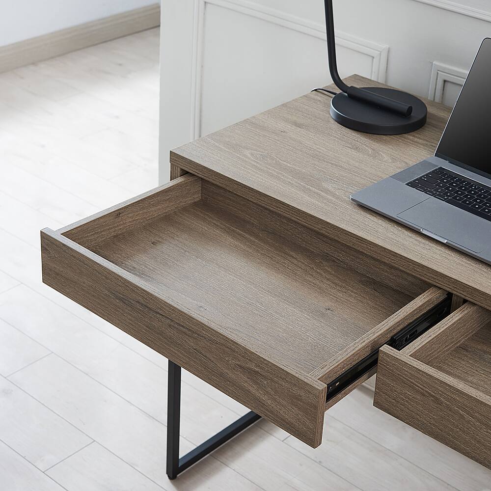 Best Buy: Camden&Wells Mason Writing Desk Antiqued Gray Oak OF1297