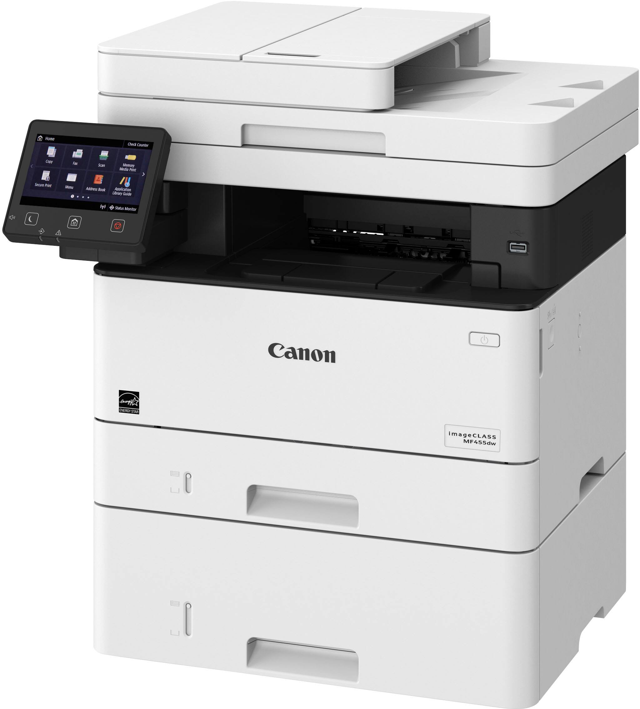 Canon imageCLASS MF455dw Wireless Black and All In One Laser Printer ...