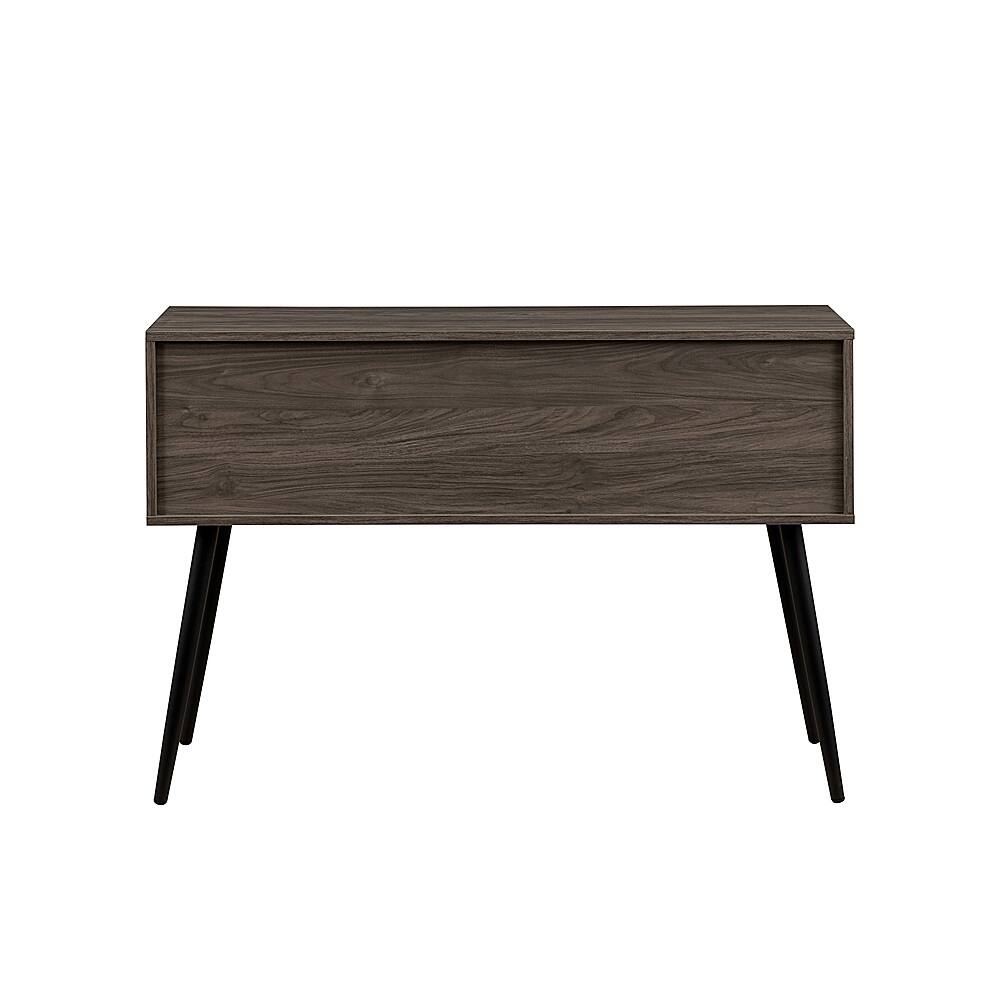 Best Buy: Walker Edison Contemporary 2-Drawer Entry Table with Glass ...