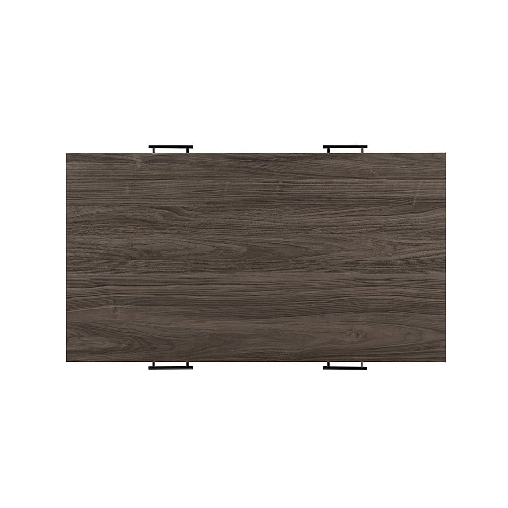 Walker Edison Contemporary 2-Drawer Coffee Table with Open Storage ...