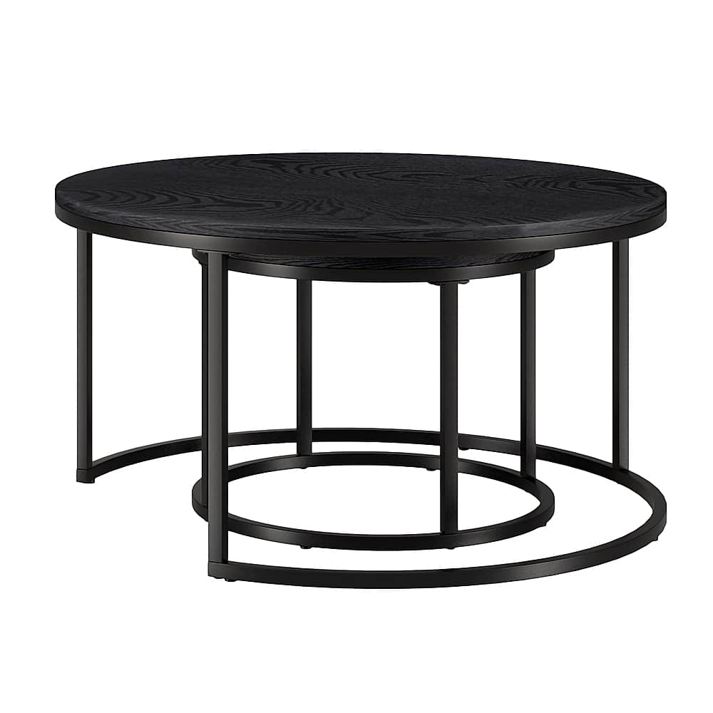 Best Buy: Camden&Wells Watson Nesting Coffee Table (Set of 2) Blackened ...