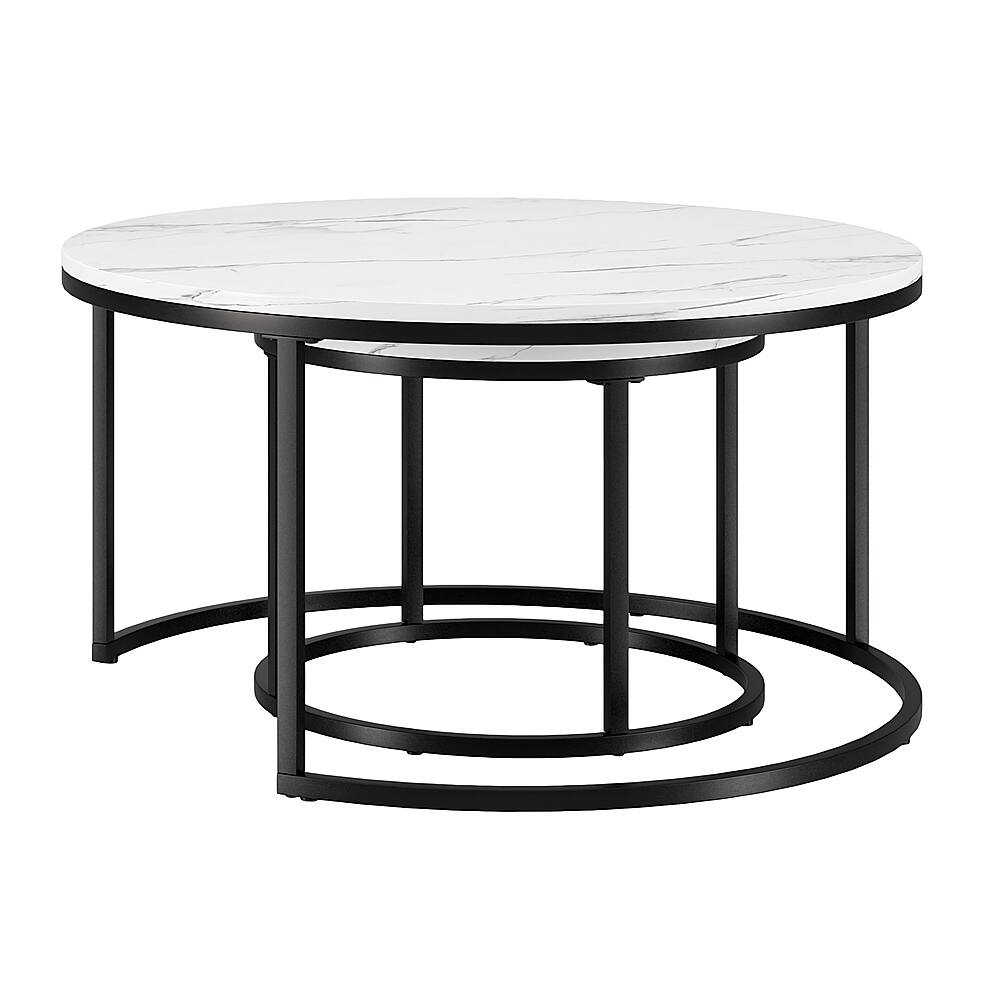 Best Buy: Camden&Wells Watson Nesting Coffee Table (Set of 2) Blackened ...