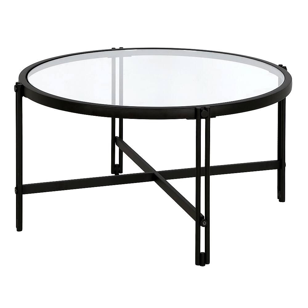 Best Buy: Camden&Wells Inez Round Coffee Table Blackened Bronze CT1518