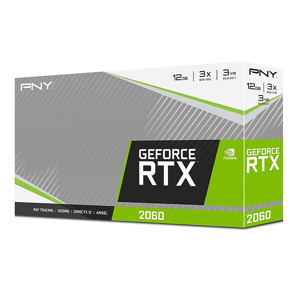 Best Buy: PNY GeForce RTX 2060 12GB GDDR6 PCI Express 3.0 Graphics Card ...