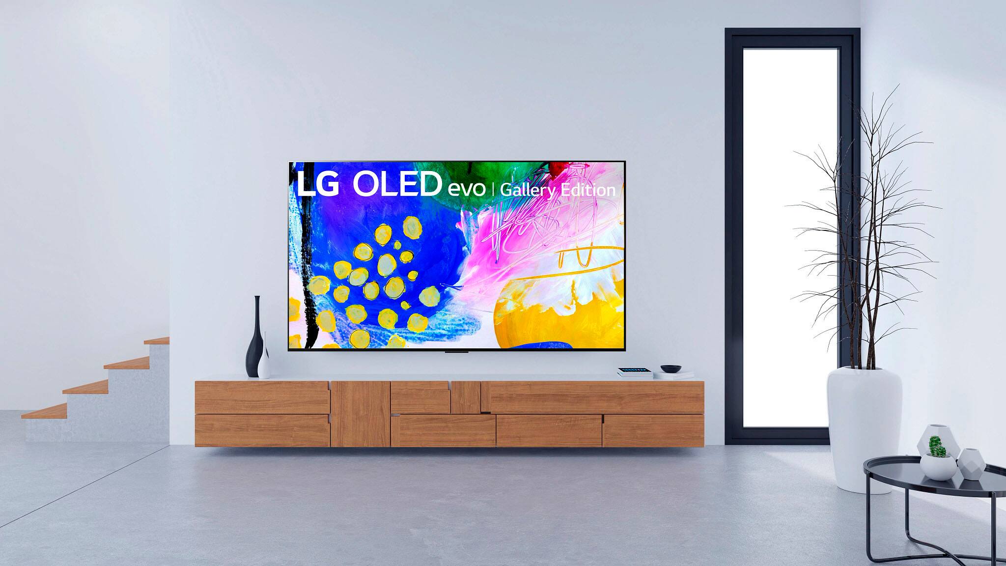 LG 97" Class G2 Series OLED evo 4K UHD Smart webOS TV with Gallery ...