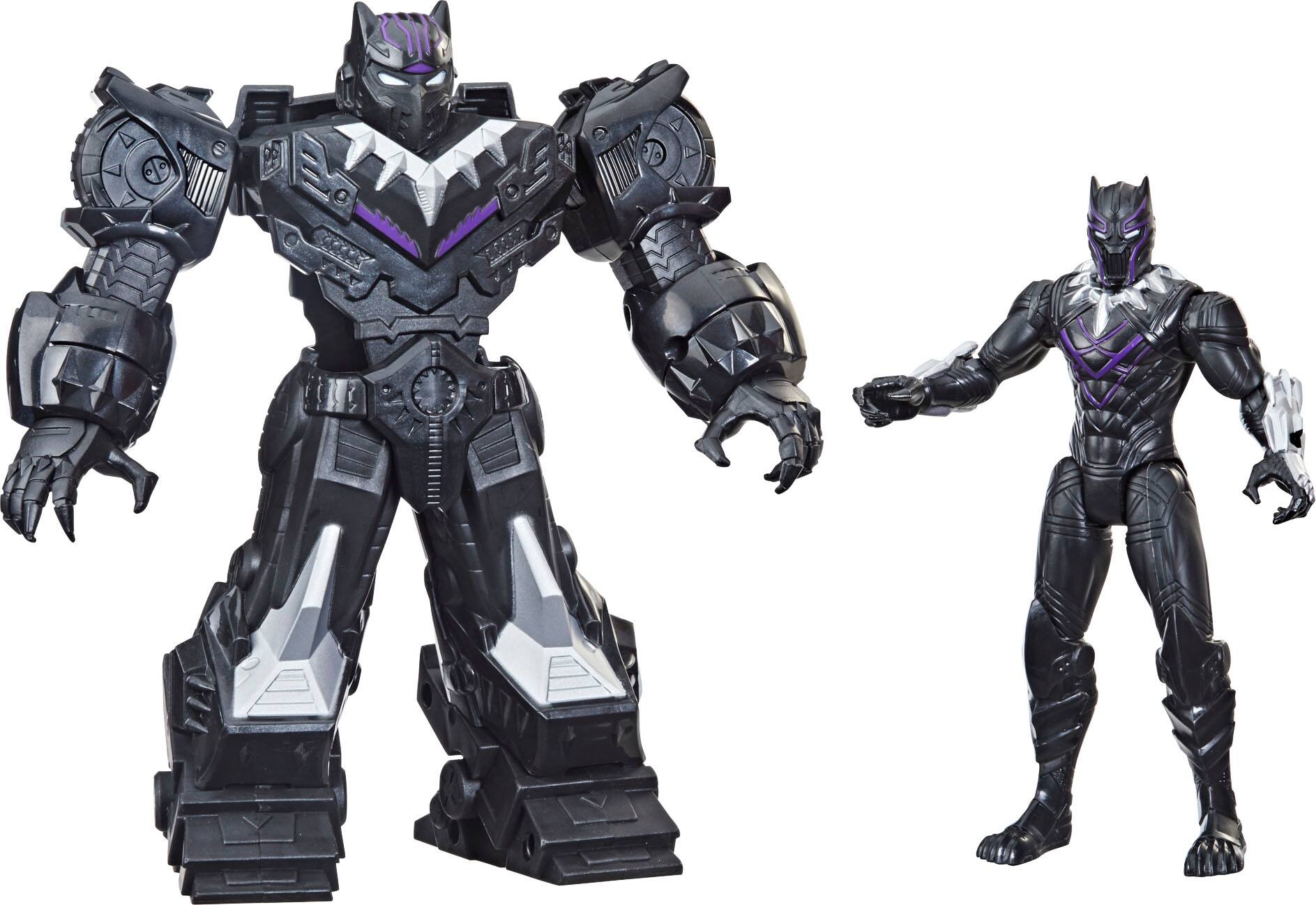 Marvel Avengers Mech Strike 8-Inch Ultimate Mech Suit Black Panther ...