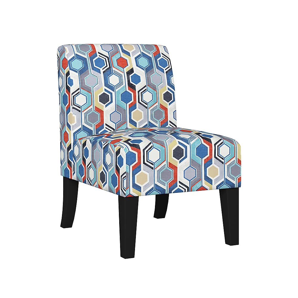 Best Buy: Handy Living Rousse Classic Beehive Print Armless Chairs (set ...