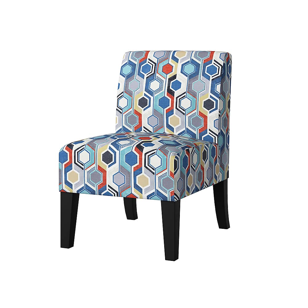 Best Buy: Handy Living Rousse Classic Beehive Print Armless Chairs (set ...