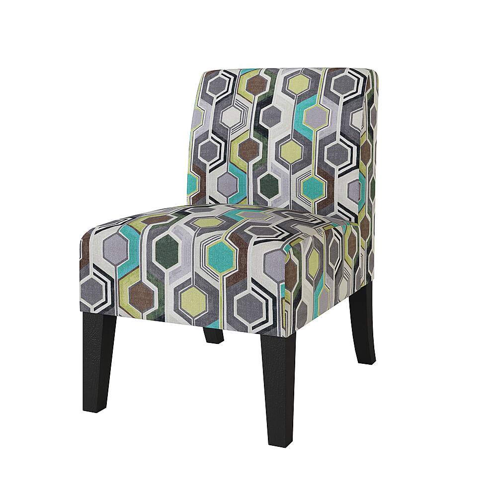 Best Buy: Handy Living Rousse Classic Beehive Print Armless Chairs (set ...