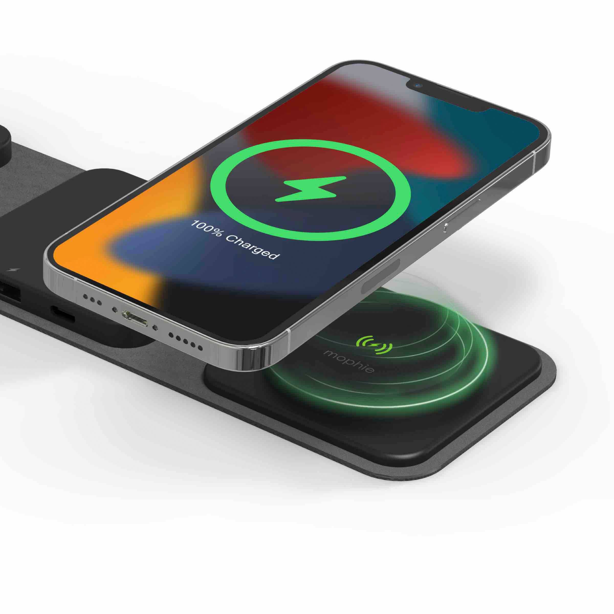 mophie snap+ 3-in-1 wireless charging stand and Watch Adapters with ...