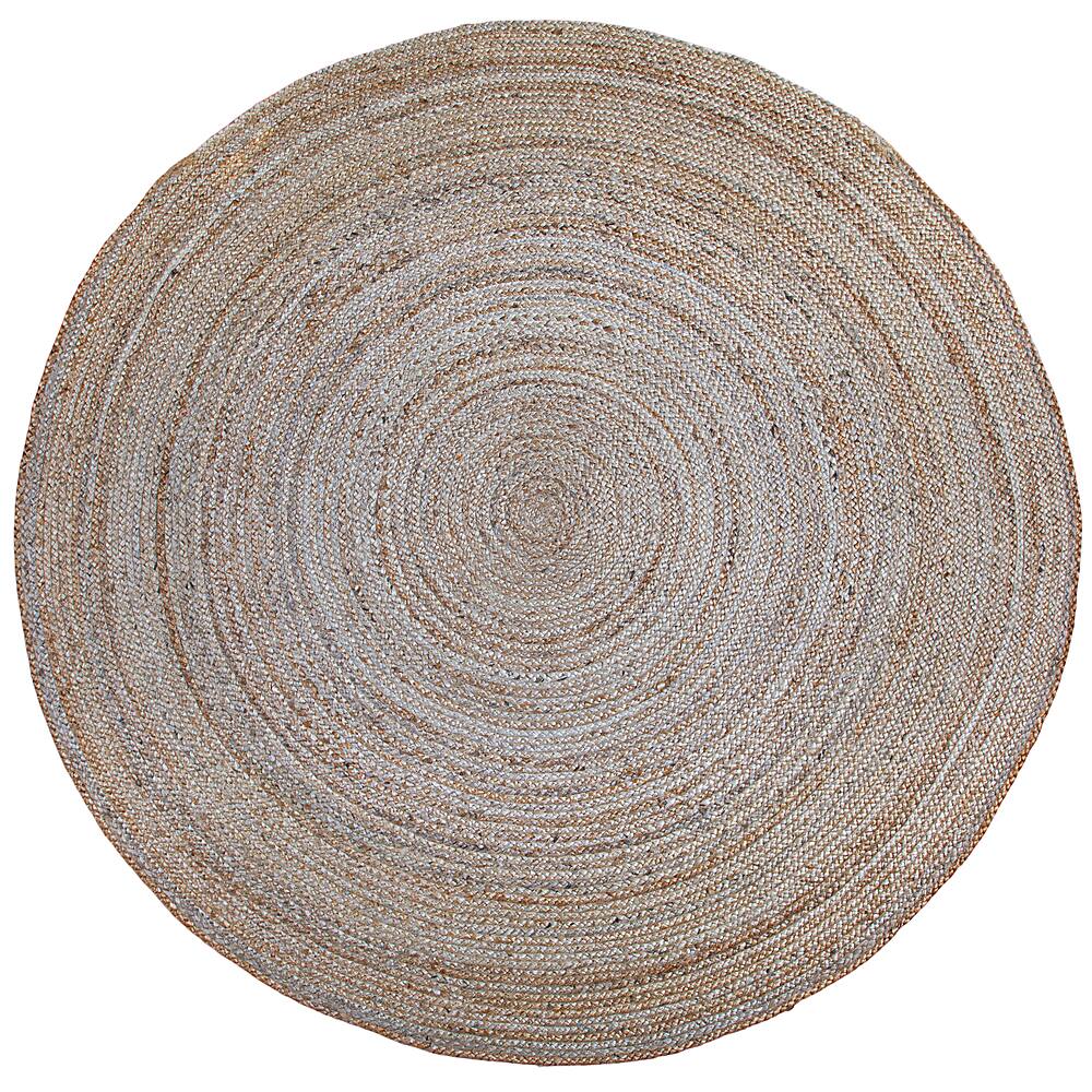 Simpli Home Ashbrook Round 6 x 6 Area Rug Beige AXCRUGASH6X6 - Best Buy