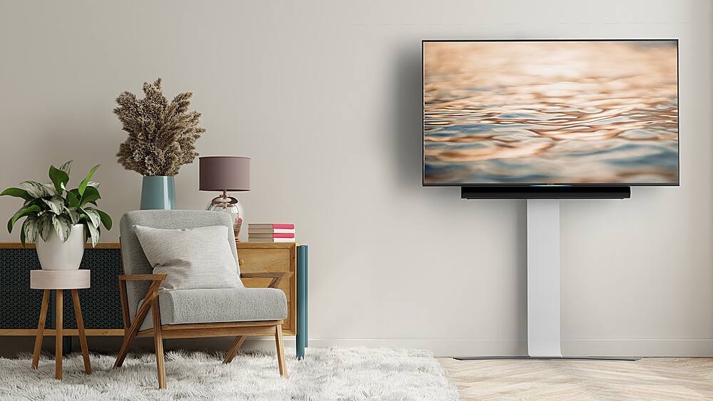 Salamander Designs Acadia TV Stand for most TVs up to 75" White AC/W ...