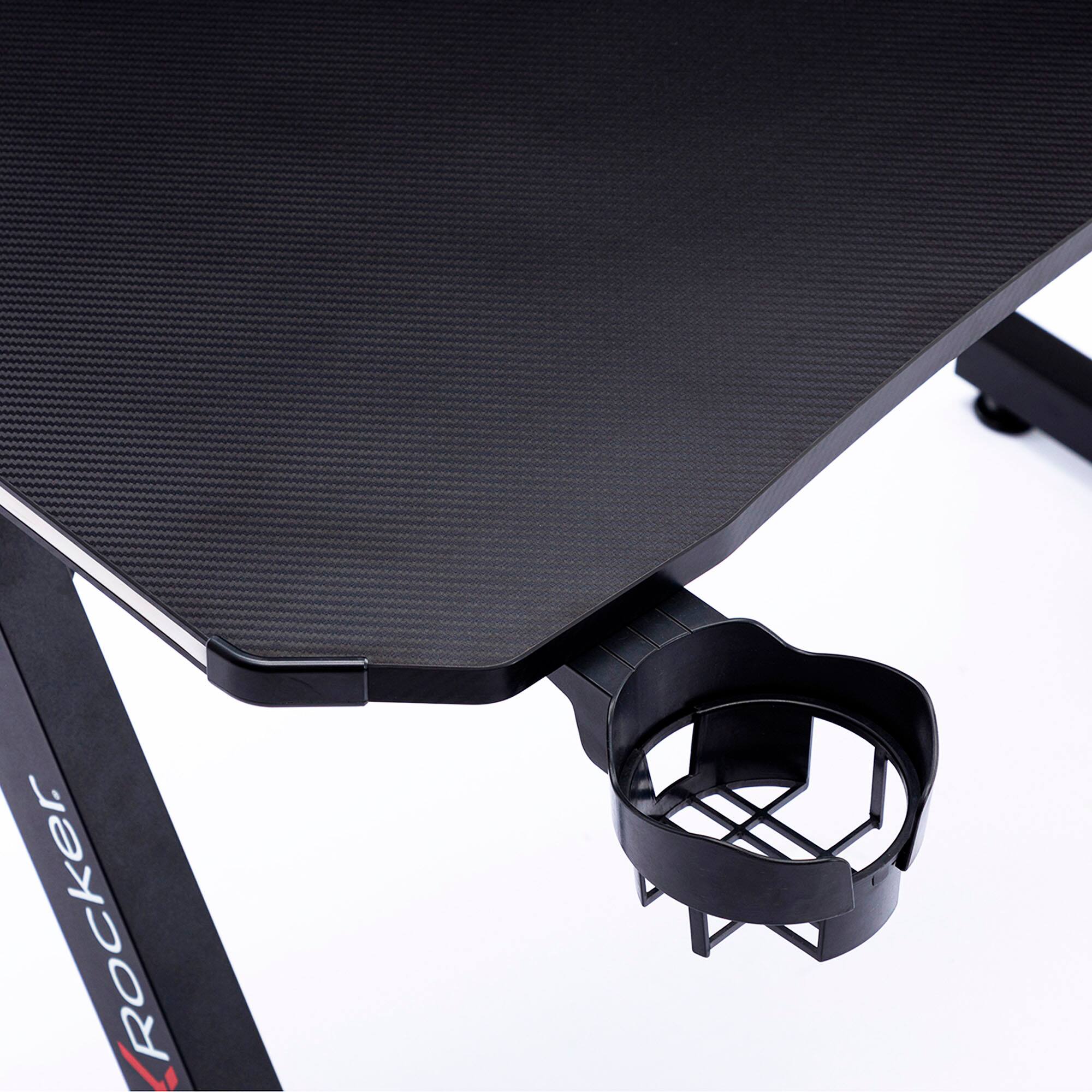 X Rocker Cobra Gaming Desk with RGB Lighting Black 725601 - Best Buy
