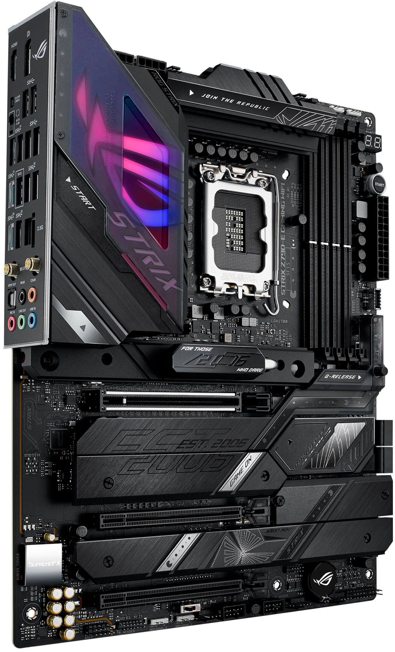 ASUS ROG STRIX Z790 E GAMING WIFI (Socket LGA 1700) Intel Z790 ATX DDR5 ...