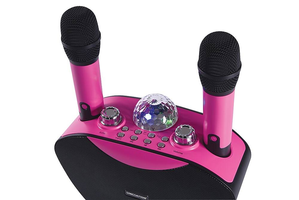 Best Buy: Singsation FREESTYLE Wireless Karaoke System Pink SPKAW10PK